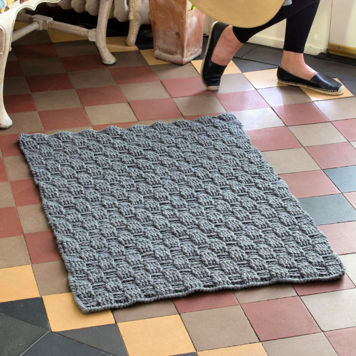 10 Free Crochet Floor Rug Patterns - Crochet Me