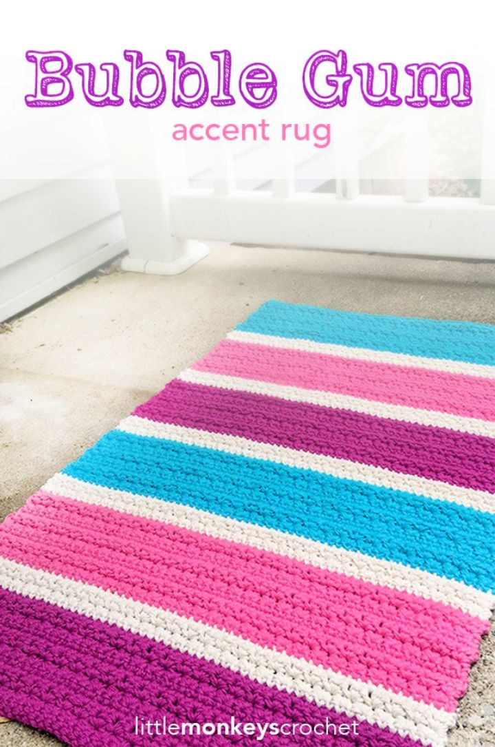 8 Free Crochet Bathroom Rug Patterns | Crochet Bath Mat