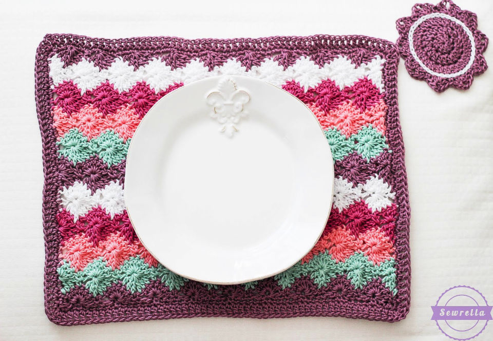 20 Free Crochet Placemats Pattern | Crochet Table Mat