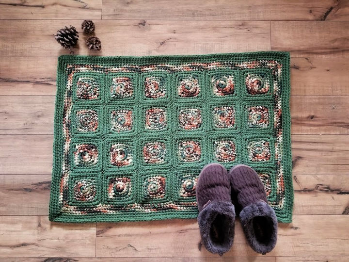 30 Free Crochet Rug Patterns for Beginners - Crochet Me