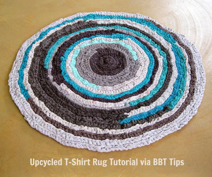 Crochet T Shirt Rugs (8 Free Pattern) - Crochet Me