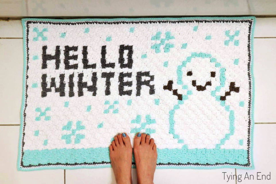 10 Free Crochet Bath Mat Patterns - Crochet Bath Rugs