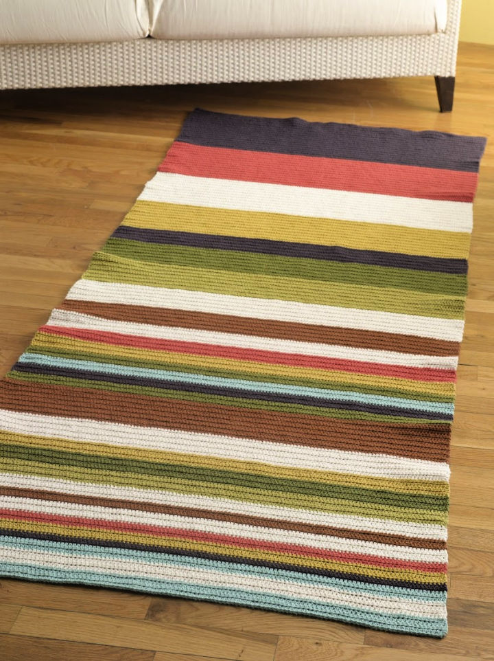 30 Free Crochet Rug Patterns for Beginners - Crochet Me