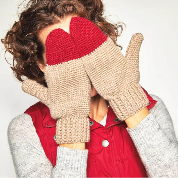 20 Free Crochet Mitten Patterns | How to Crochet Mittens